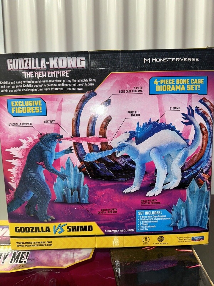 Godzilla x Kong The New Empire - Godzilla vs Shimo 2 PACK - IN HAND ...