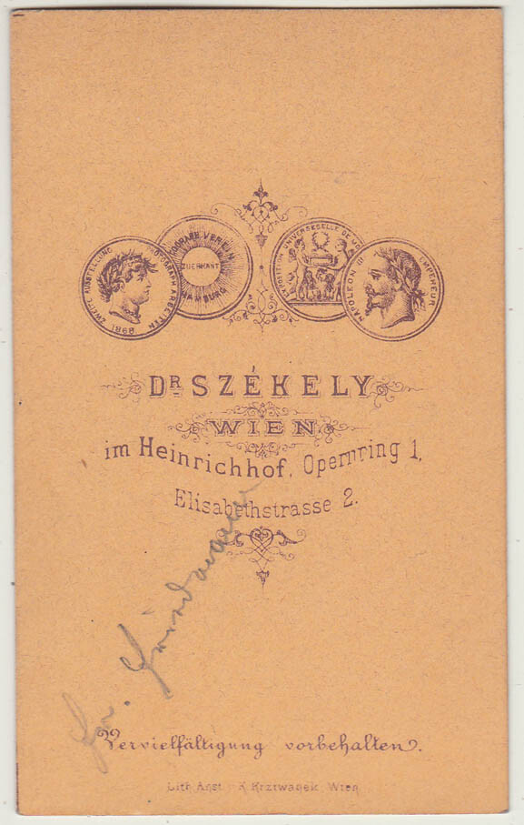 Orig. vintage 1880s CDV German soprano Laura Friedmann by Szekely | eBay