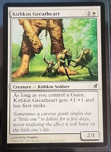 Kithkin Greatheart - Lorwyn - 25/301 - Regular Common MTG | eBay