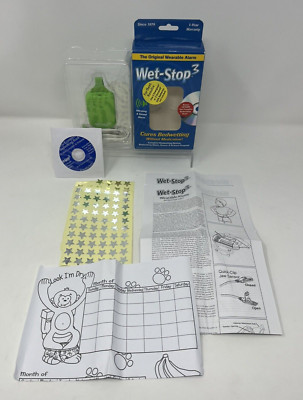 Wet-Stop 3 Green Bedwetting Enuresis Alarm with Loud Sound & Strong ...