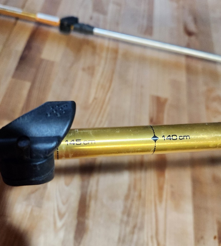 Black Diamond Trail Flicklock Trekking Poles Walking Hiking Sticks Gold ...