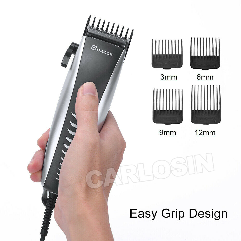 Electric Mens Hair Cut Comb Clipper Beard Trimmer Cutting Razor Shaver ...