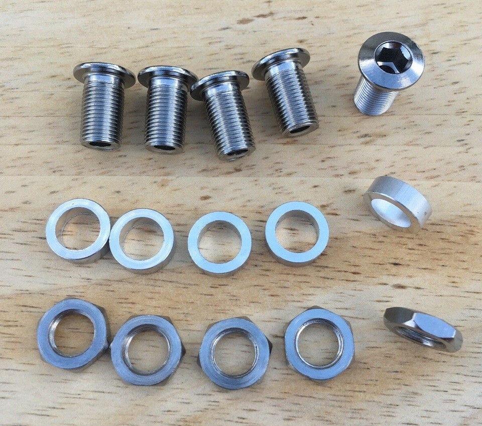 Willow Triplizer Inner Chainring Bolts Spacers Nuts / Rivendell Triple ...