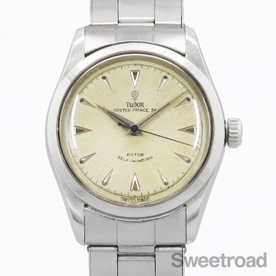 Tudor Oyster Prince 34 Ref.7909 1950s Cal.390 Automatic Stainless Steel ...
