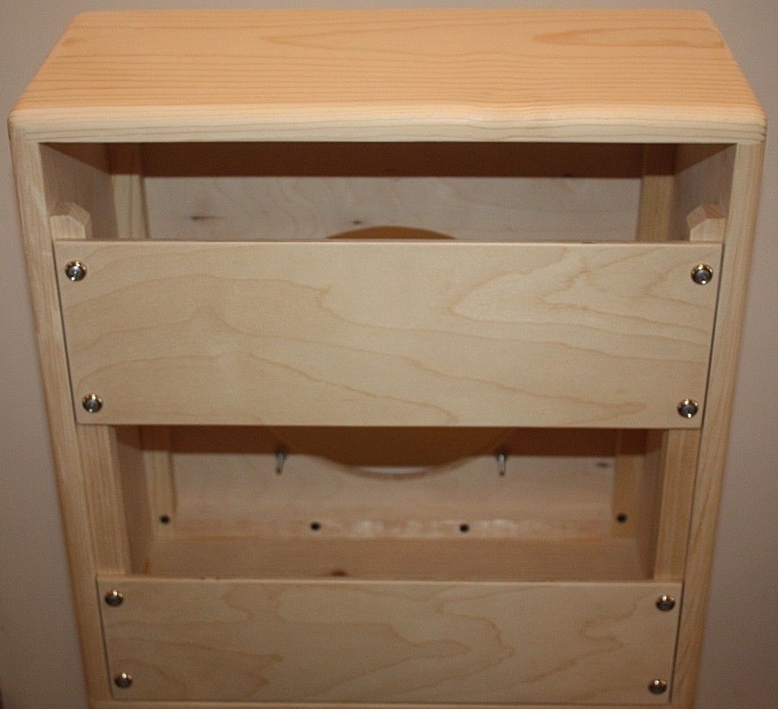 rawcabs 1x10 Vibro Champ empty pine guitar amplifier combo cabinet diy ...
