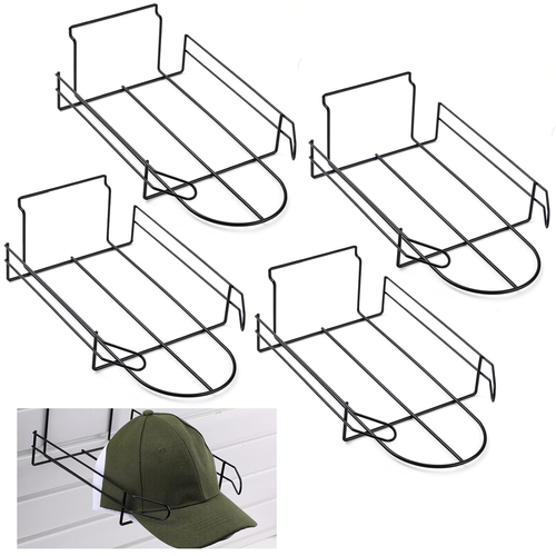 4 Pcs Wire Hat Display for Slat Wall Baseball Hat Display Rack Retail ...