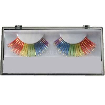 Gay Pride Rainbow Feather False Eyelashes Eye Lashes Lesbian LGBTQ | eBay