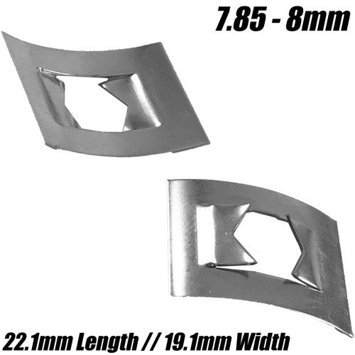 Metric Zinc Plated Flower Grab Washer Stud Steel Flat Rectangular Push ...