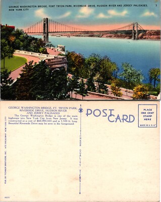 Washington Bridge Fort Tryon Park Riverside Drive New York City ...