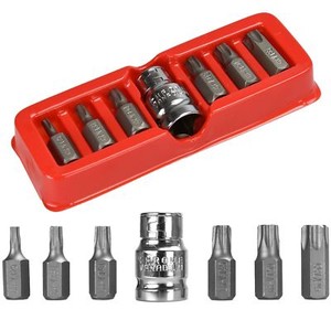 7PC TORX POWER BIT SET ½” DRIVE MALE SOCKET STAR TORQUE T25 T30 T40 T45 ...