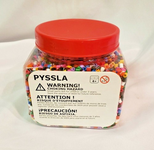 Ikea Pyssla (Perler) Beads Multi Color Rainbow Craft Beads With 4 ...