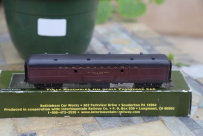 Bethlehem Car Works PRR Pennsylvania B60B Baggage car weathered | eBay