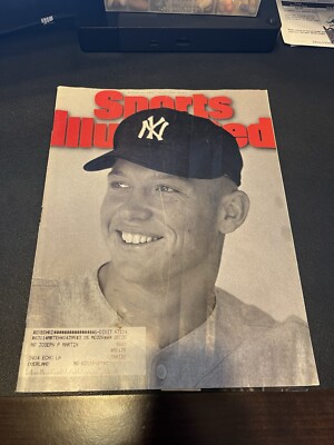 MICKEY MANTLE SPORTS ILLUSTRATED SI MAGAZINE NEW YORK YANKEES 8/21/1995 ...