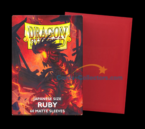 ⭐Dragon Shield Matte Dual Sleeves (60 Sleeves) - Yu-Gi-Oh Naruto⭐ Ruby ...