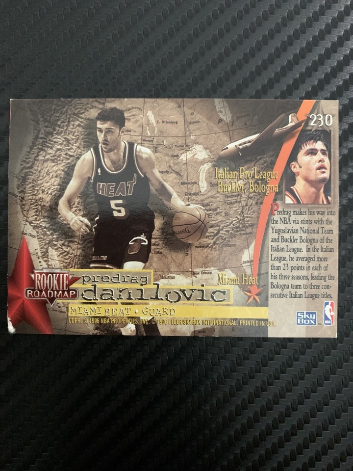 Predrag Danilovic 1995-96 SKYBOX ROOKIE CARD #230 | eBay