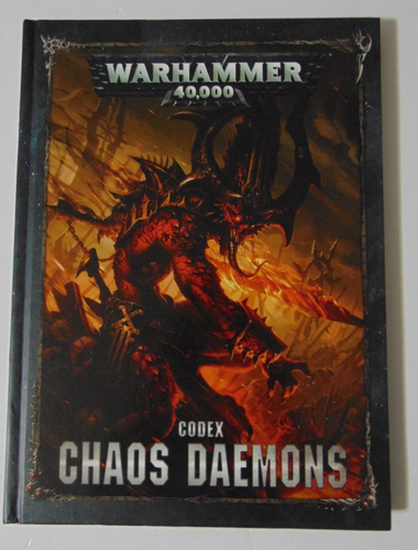Warhammer 40000 Codex Chaos Daemons Hardcover book 2018 by Games ...