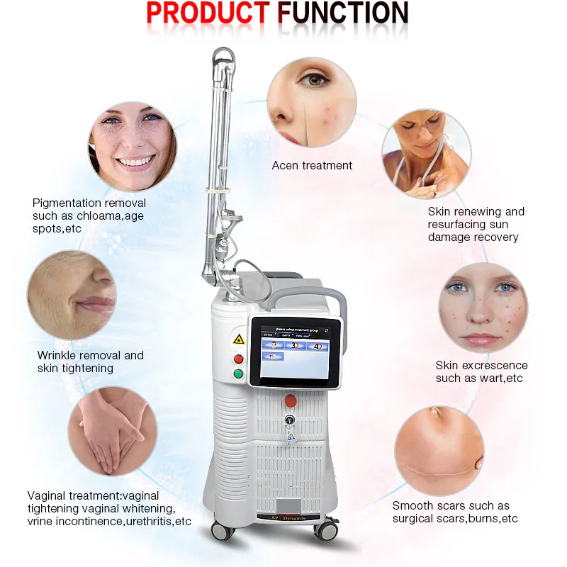 CO2 Fractional Laser Machine Tightening Scar Removal Skin Resurfacing ...