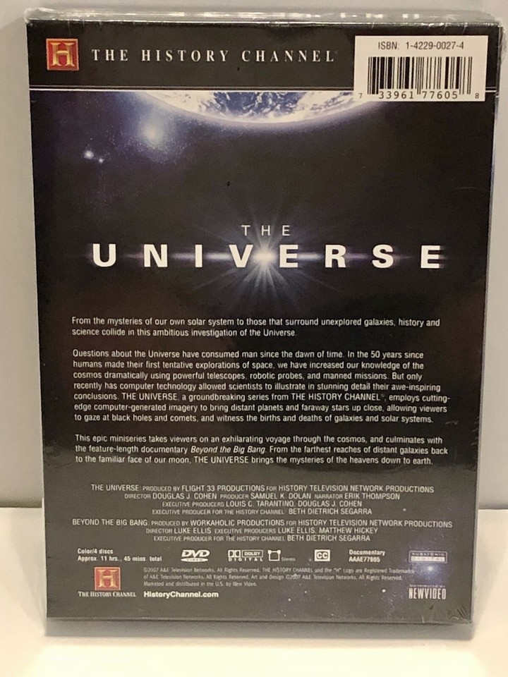 The Universe Complete Season One Brand New Sealed DVD Season 1 History ...