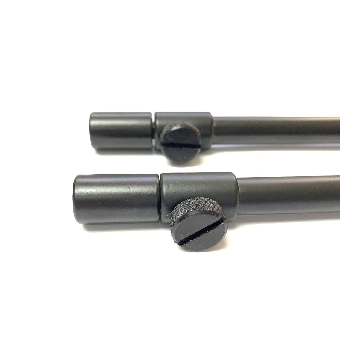 2 x 50-90cm Black Carp Coarse Aluminium BankSticks Bank Sticks Fishing ...