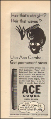 Vintage ad for Ace Combs`art black Cute (052518) | eBay