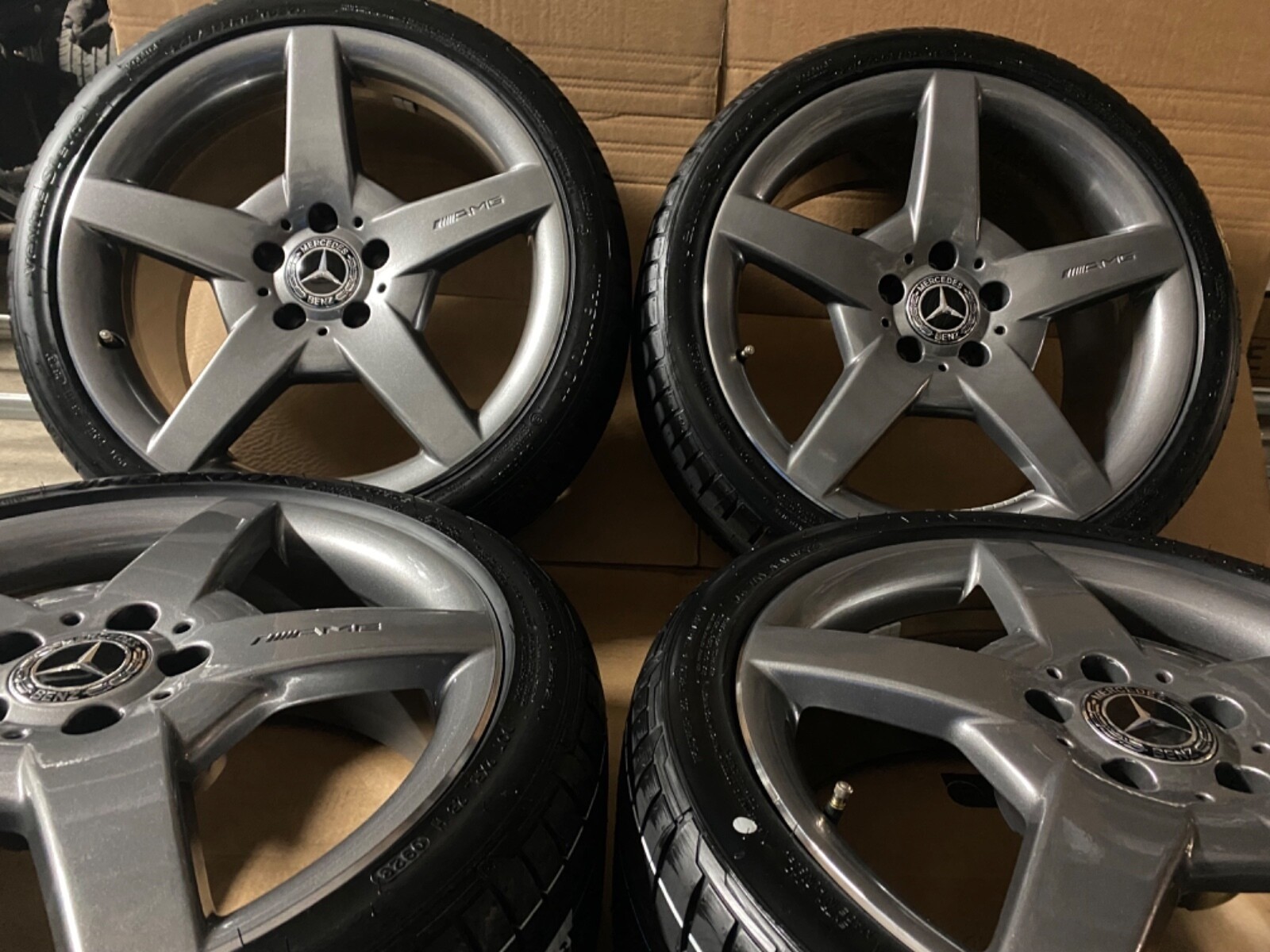 Amg Wheels Styling III + Tires 18" Mercedes W203 W202 W209 R170 R171 ...
