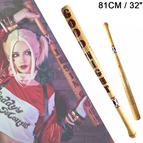 32" Harley Quinn Suicide Squad Wooden Baseball Bat Halloween Movie ...
