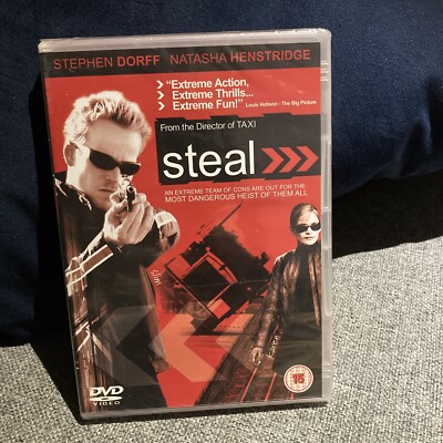 Steal (DVD, 2002) New & Sealed Stephen Dorff Natasha Henstridge Heist ...