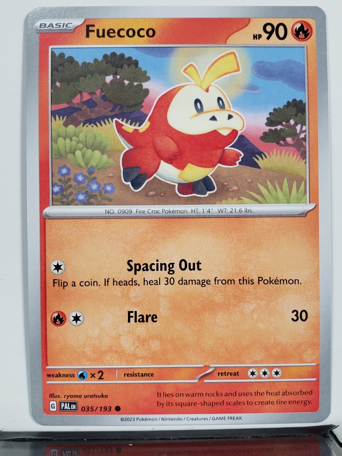 Fuecoco 035/193 NM / M - Paldea Evolved Scarlet Violet Pokemon Card | eBay