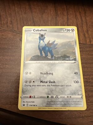 POKEMON Trading Card Basic Cobalion HP120 114/198 | eBay