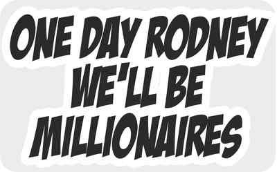 Fools and Horses "One Day Rodney" Stickers Vinyl Decal Laptop, Ipad ...