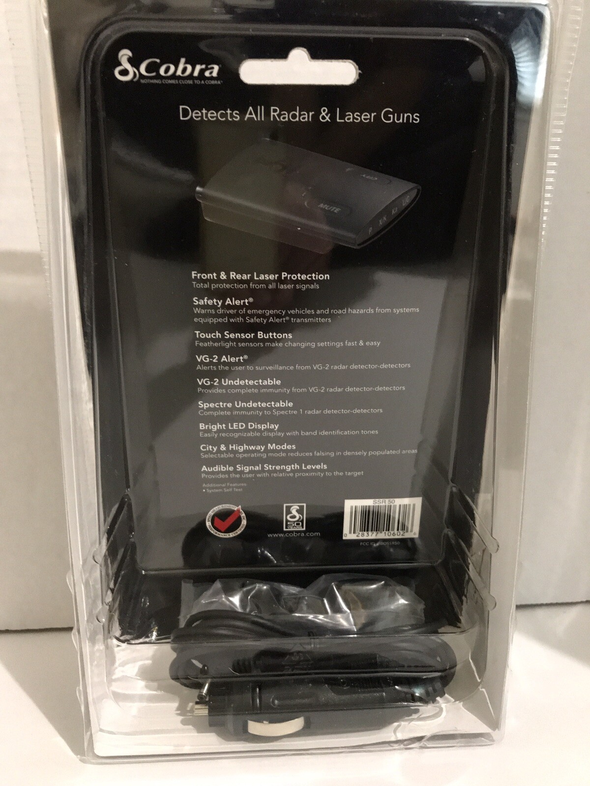 Cobra SSR 50 Radar Detector for sale online | eBay