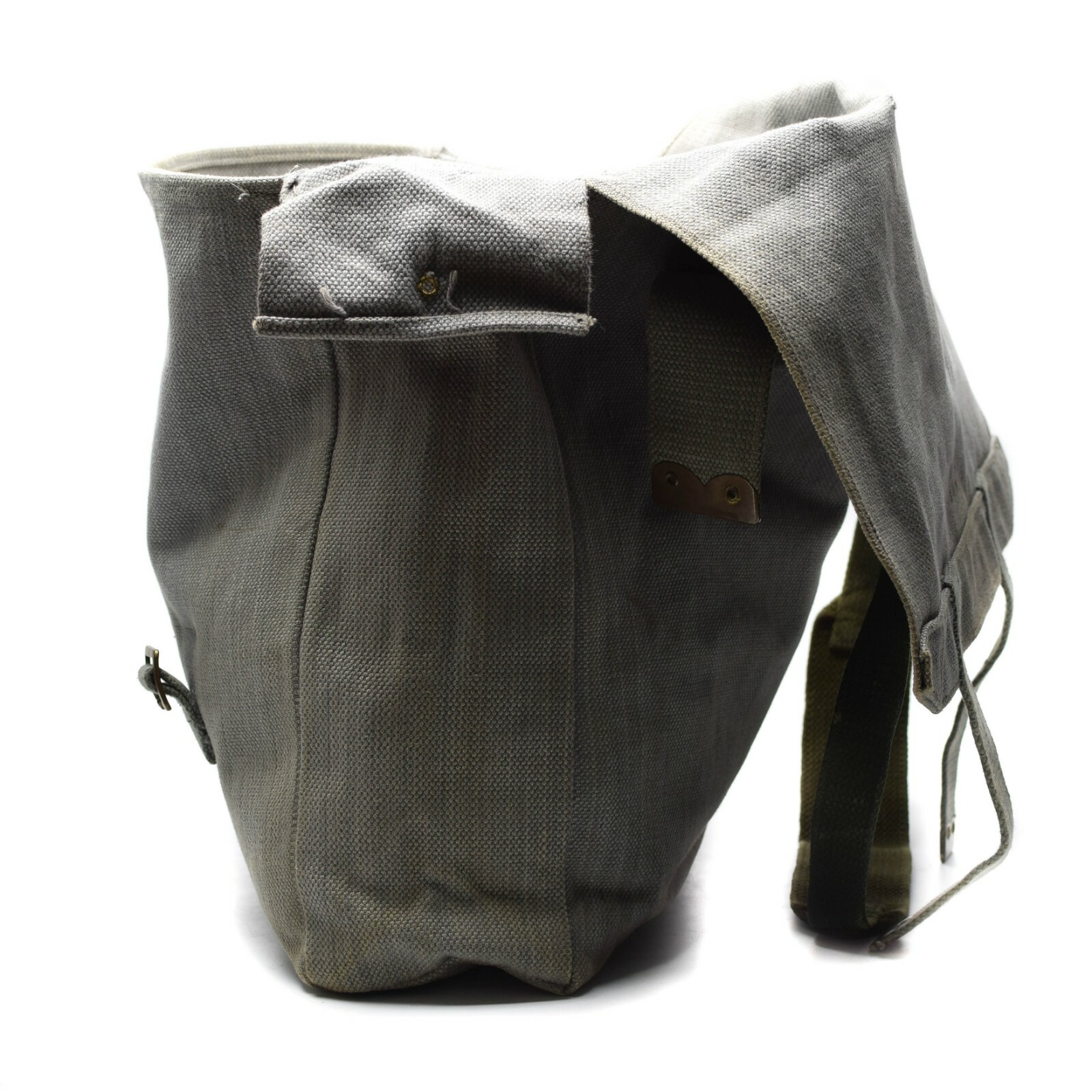 Original British army M37 haversack canvas grey pack military large ...