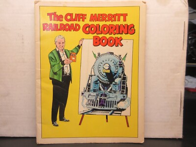 THE CLIFF MERRITT RAILROAD COLORING BOOK (VINTAGE) | eBay