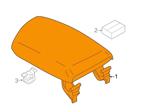 NEW BMW 2 COUPE ARM REST 51169230135 9230135 OEM | eBay