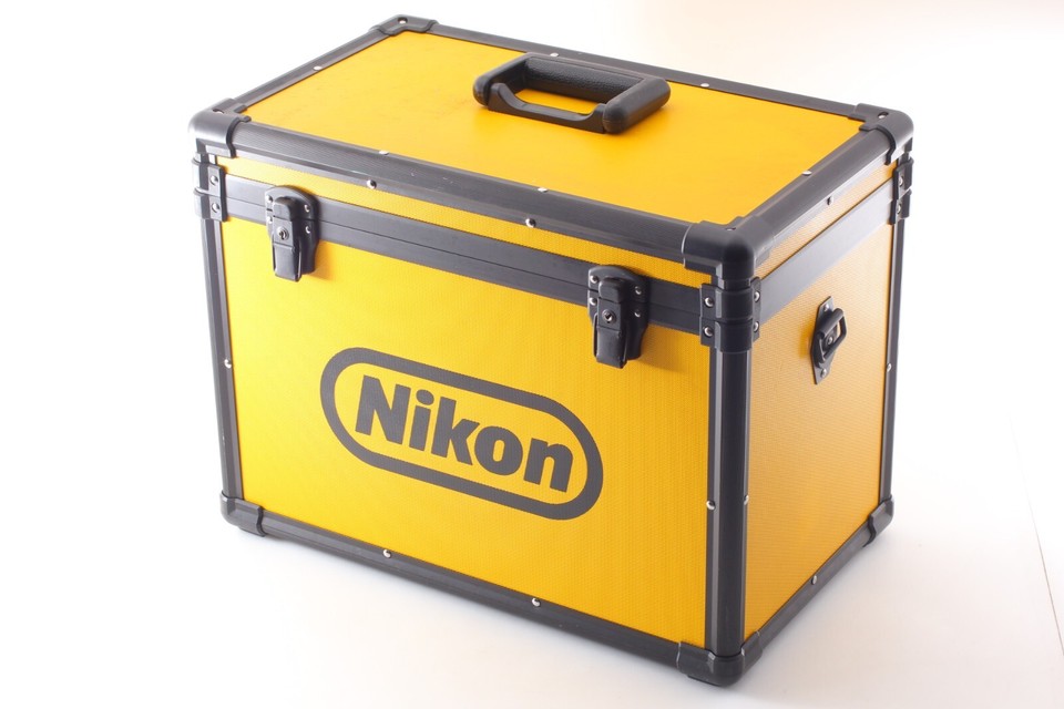 [Exc+5] Rare Nikon Vintage Yellow Hard Aluminum Camera Trunk Case From ...