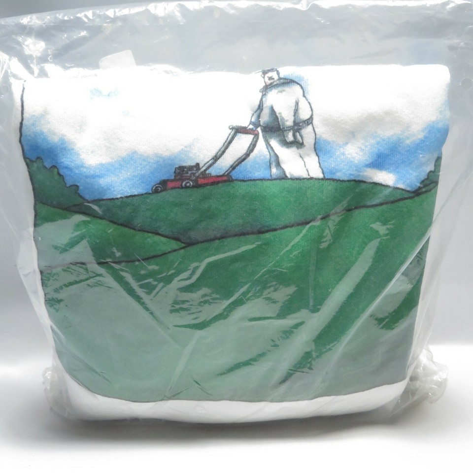 Vintage The Lawn Ranger Sweatshirt XL Kevin Pope Cartoon Mowing Grass ...