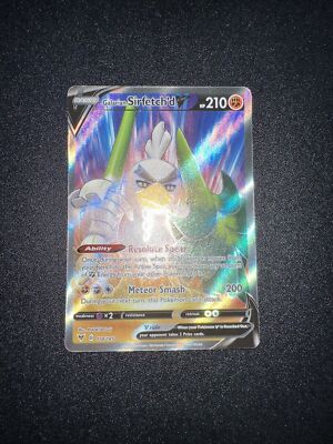 Pokémon TCG Galarian Sirfetch'd V 174/185 Vivid Voltage Full Art Ultra ...