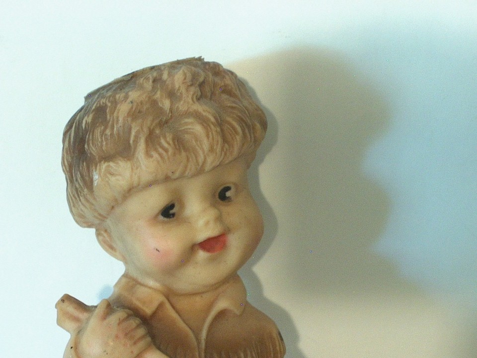 Davy Crockett plastic squeak toy figure 1950's 1960's | eBay