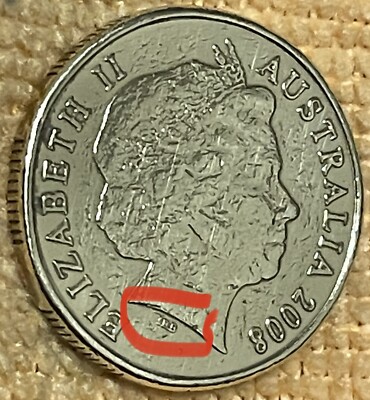 2008 $1 ONE DOLLAR COIN CENTENARY OF SCOUTING SCOUTS IRB mark marked ...