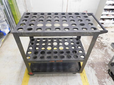 100 SLOT 40 TAPER CNC TOOL HOLDER CART CARRIER TRANSPORTER CAT40 BT40 ...