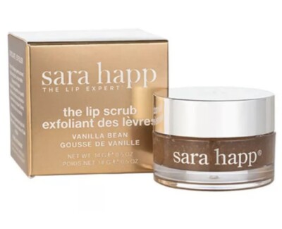 SARA HAPP Vanilla Bean Lip Scrub 0.5 Oz. The BEST Lip Exfoliator! NEW ...