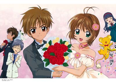 Anime girls boys cardcaptor sakura weddings rose syaoran Playmat Game ...