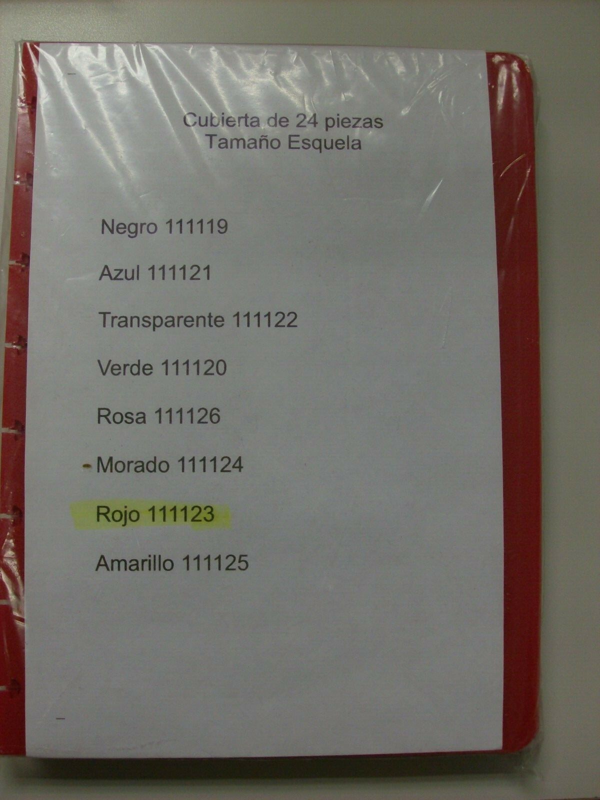 Arc Rollabind Red Plastic 5 X 8 Notebook Cover and Back | eBay