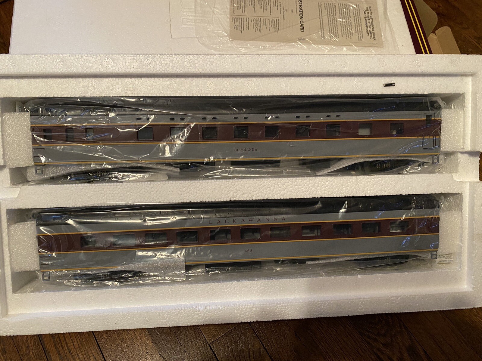 MTH PREMIER 20-6687 LACKAWANNA O SCALE 2 CAR SLEEPER DINER SET, NEW! | eBay