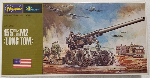 Hasegawa 155mm M2 Long Tom Artillery 1/72nd Scale NIB | eBay
