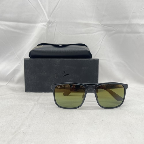 Ray Ban Tech Square Polarized Gradient Mirror Sunglasses RB4264 Gray ...