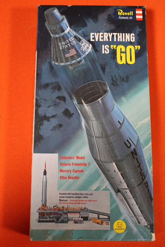 Revell 1: 110 Mercury Capsule & Atlas Booster Everything is "Go" H-1833 ...