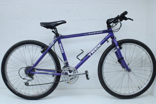 Used Trek 8000 42cm Purple Hybrid Aluminum 26" Shimano 21 Speeds Canti ...