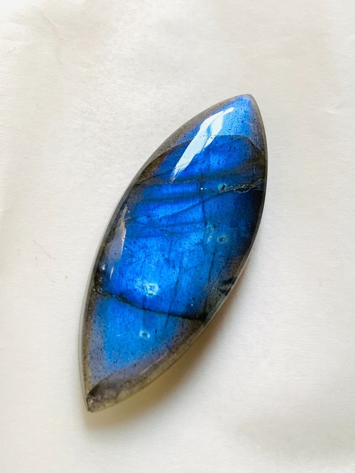 Rare Labradorite Gemstone Marquise Shape AAA Quality Labradorite Palm ...