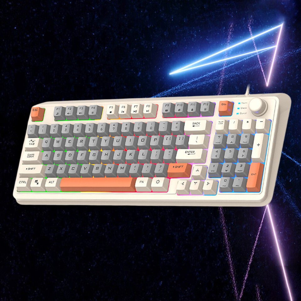 K82 Gamer Keypad 94 Keys Wired Keypad for Notebook Laptop Desktop (Bees ...